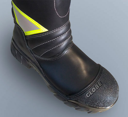 New Globe Logo on Fire Boots